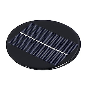 0.8W Round Solar Panel6V Solar & Wind Power Solar Panels 10cm DIY Solar Panel Compatible with Power Cellphones or BatterySolar Charging Board for Solar Light