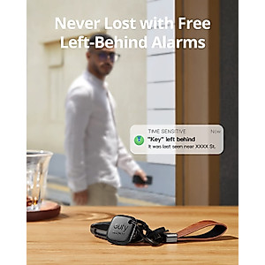 eufy Security by Anker SmartTrack Link (Black, 2-Pack), Android not Supported, Works with Apple Find My (iOS only), Key Finder, Bluetooth Tracker for Earbuds and Luggage, Phone Finder, Water Resistant