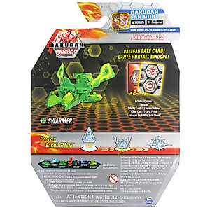 Bakugan Geogan Rising 2021 Ventus Swarmer Geogan (Viloch Combiner Part 7 of 7) Collectible Action Figure and Trading Cards