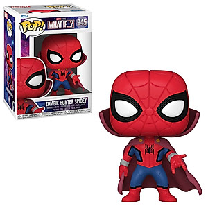 Spider-Man POP Marvel: What If? - Zombie Hunter Funko Pop! Vinyl Figure (Bundled with Compatible Pop Box Protector Case), Multicolor, 3.75 inches