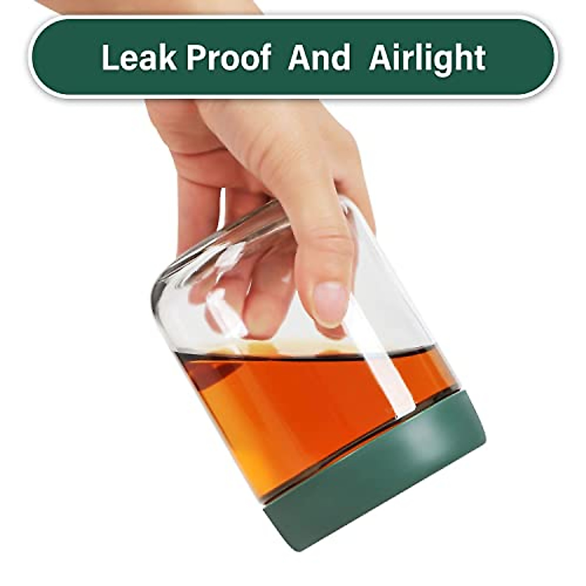 4-pack 16oz glass jar with screw lid for overnight oats condiment salad dressing sauce baby food kids snacks meal prep containers candle canning spice wide mouth Leak proof storage containers airtight- Reusable