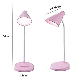 Useful LED Table Lamp Desk Lamps with 3 Lighting Modes Chargeable Dimmable Modern Bedside Nightstand Lamp for Reading Bedroom Office Desk lamp (Color : Green)