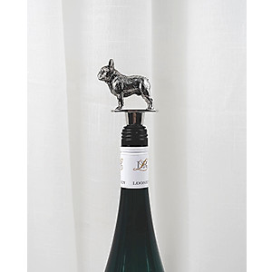 French Bulldog Frenchie Dog Wine Bottle Stopper, Wine Gifts French Bulldog Gifts Birthday Gifts for Men Women Dog Lovers, Wine Stopper for Wine Champagne Prosecco, Wine Accessories