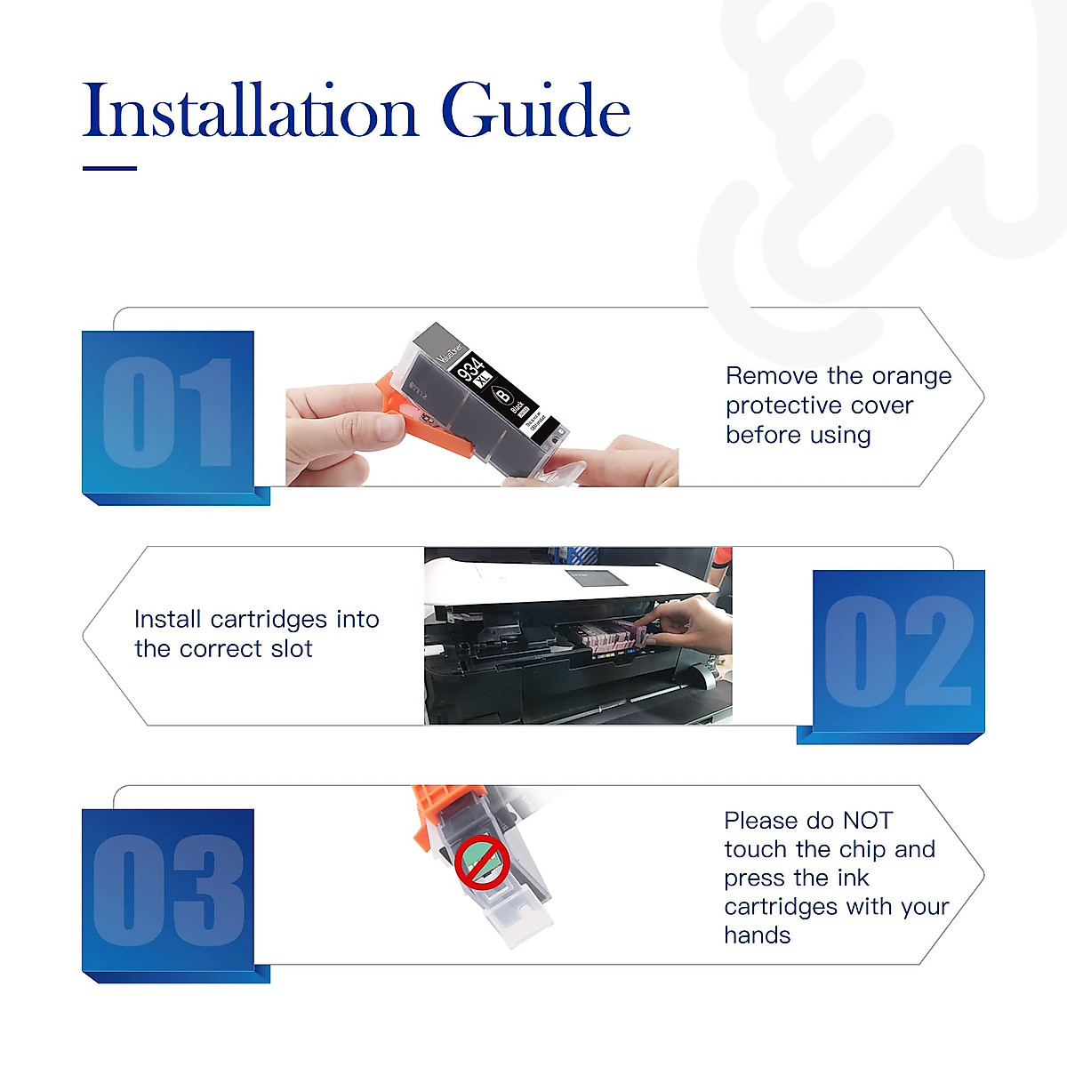 Valuetoner Compatible Ink Cartridge Replacement for HP 934 XL and 935 XL Ink cartridges for OfficeJet Pro 6812 6815 6830 6230 6835 6820 6220 Printer (2 Black 1 Cyan 1 Magenta 1 Yellow, 5-Pack)