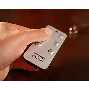 YoK Universal 4-Port HDMI 4K Switch. 4K x 2K Switcher Supports PC, PS3, PS4, Xbox One, Classic Consoles and Media Players