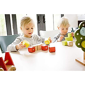 Tegu 15 Piece Magnetic Baby’s First Building Blocks, Tints