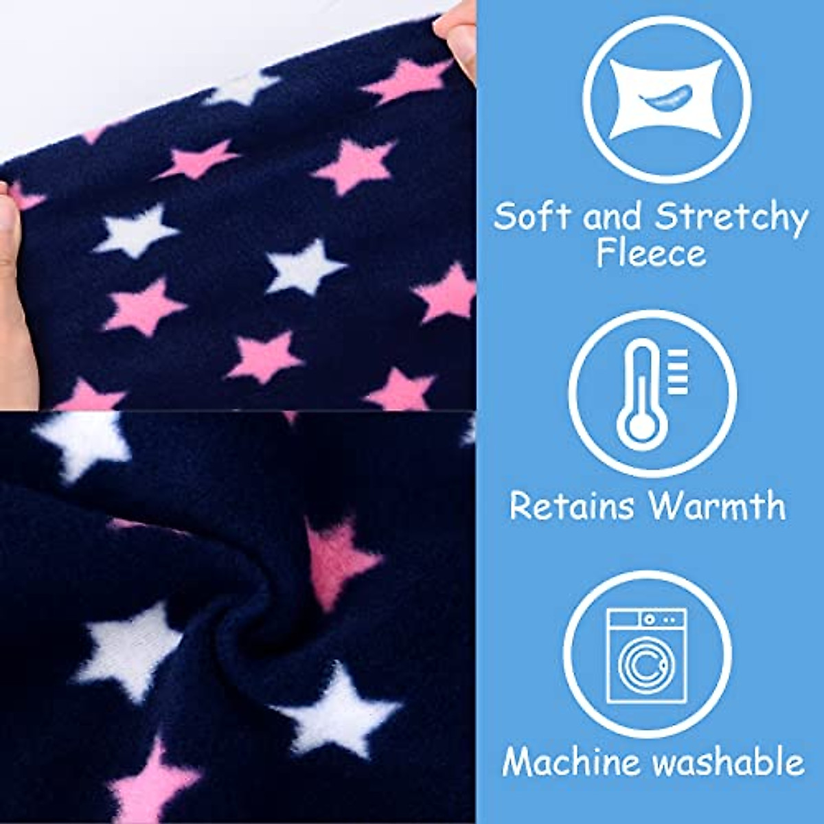 Firpus 3 Pack Fleece Dog Sweaters, Winter Dog Clothes for Small Dog Girl, Warm Tiny Puppy Clothes, Cute Chihuahua Yorkie Sweater, Pet Shirt Clothing Cats Apparel (X-Small)