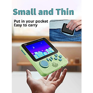 Fadist Handheld Game Console, Retro Game Console with 666 Classic Games, 3.5'' Color Display,Rechargeable Battery, Support for 2 Players & TV, Ideal Gift for Kids, Friend, Lover