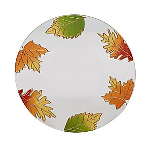 Yankee Candle Fall Leaves Crackle Glass Large Jar Candle Shade/Topper with Candle Tray