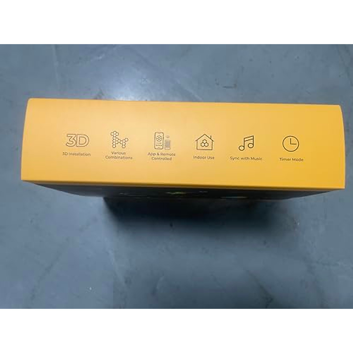 LinkedSparx Syro-Bricks 3D Hexagon Lights, Smart App Control RGB Hexagon LED Lights for Wall or Desktop with Music Sync for Gaming Room Streaming Decor (20Pack)