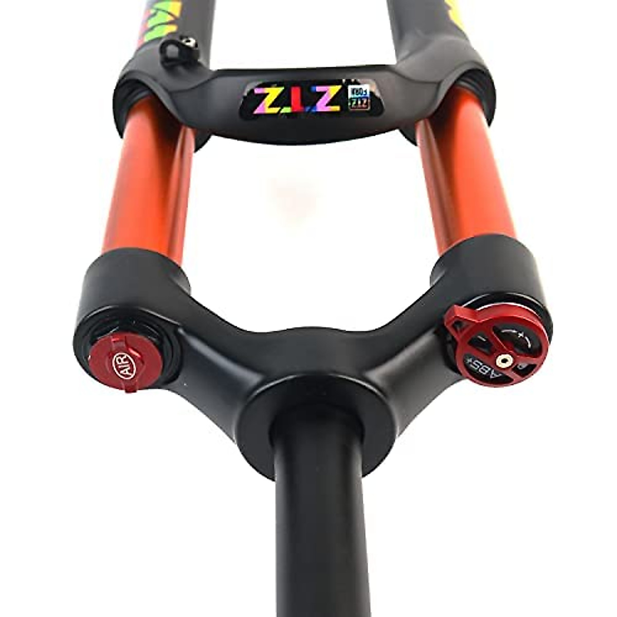 ZTZ MTB Fork Mountain Bike Suspension Fork26/27.5/29 Travel 120mm MTB Air Suspension Fork, Rebound Adjust 1 1/8 Straight Tube QR 9mm Manual/Remote Lockout