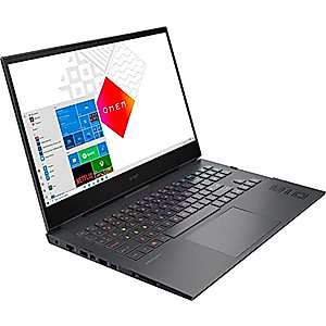 HP OMEN 16 Gaming & Entertainment Laptop (AMD Ryzen 7 5800H 8-Core, 16GB RAM, 512GB SSD, GeForce RTX 3050 Ti, 16.1" Full HD (1920x1080), WiFi, Bluetooth, Webcam, Win 10 Home) with Hub
