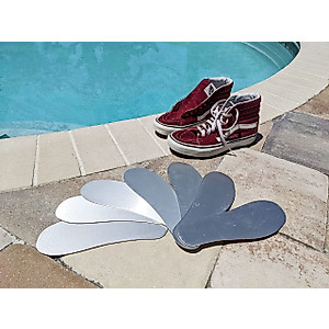 Roller Skate Shoe Mounting Kit for Plates DIY – Compatible with Vans, Converse and High-Top Sneaker Brands – Design Your Own Roller Skates - Aluminum (US Men 4-5 / US Women 6-7)