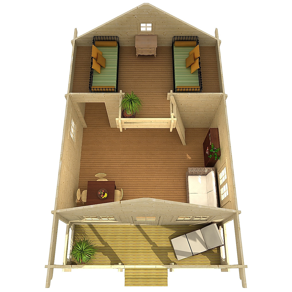 Allwood Timberline | 483 SQF Cabin Kit