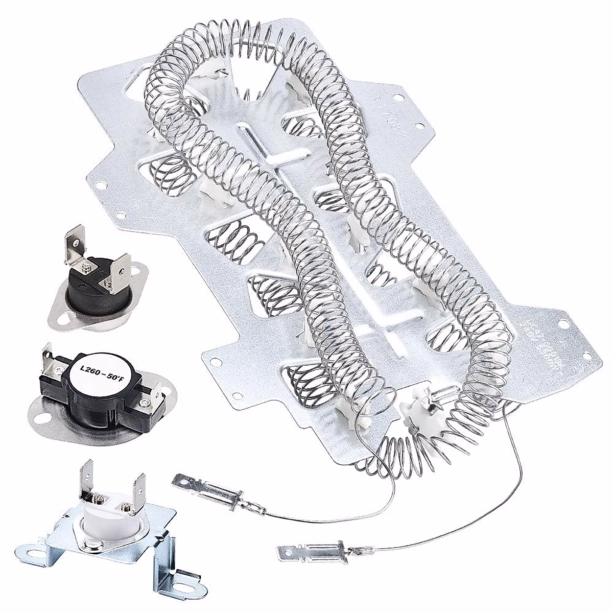 【2024 Upgraded】DC47-00019A Dryer Heating Element for Samsung dryer DV42H5000EW/A3 DV45H7000EW/A2 DV48H7400EW/A2 DV40J3000EW/A2 DVE50M7450W/A3 DV42H5200EW/A3