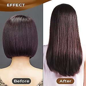 TopWigy Professional Hair Extensions Tool Hair Connector Fusion Heat Iron Connector Wand Temperature Adjustable Melting Tool with US Plug (Black B-tip)