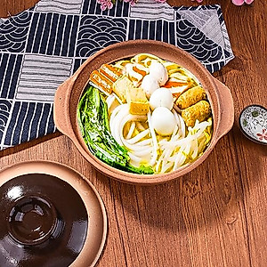 Casserole with Lid Chinese Clay Pot Japanese Clay Pot Korean Stone Pot Ceramic Cooking Pot Earthen Pot Stew Pot with Lid Family Restaurant Pot