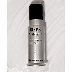 Kenra Curl Defining Crème 5 | Texture Enhancing Styler | Tames Frizz & Flyaways | Refines and Seperates Curls & Waves | Helps Resist Humidity | Medium To Coarse Hair | 3.4 fl. oz