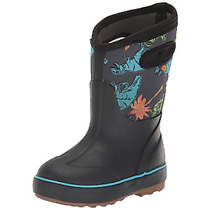 BOGS Classic II Snow Boot, Black Multi, 2 US Unisex Big Kid