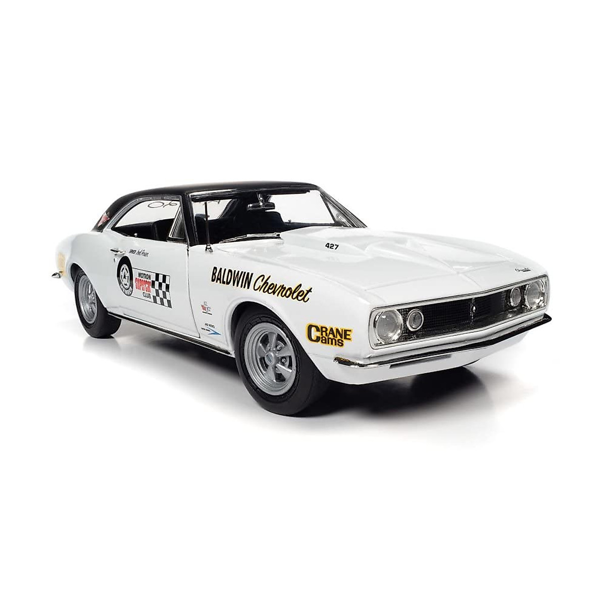 1967 Camaro SS 427, White - Auto World AMM1275-1/18 Scale Diecast Model Car