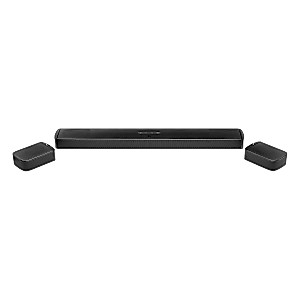 JBL Bar 9.1 Channel 3D Surround Sound Soundbar with Wireless Detachable Rear Speakers - 5.1.4-Channel, Bluetooth, AirPlay 2, & Chromecast, 820W, USB, HDMI, Bar 9.1, Black