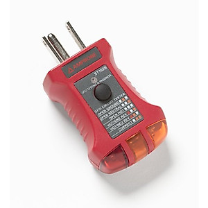 Amprobe ST-102B Socket Tester with GFCI, Red