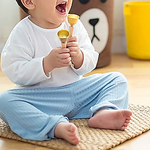 TOPZEA 12 Pack Kids Musical Instruments, Natural Wood Percussion Instrument Baby Drum Set Tambourine Xylophone Musical Toys for Toddler, Boys and Girls, Preschool Educational, with Storage Bag