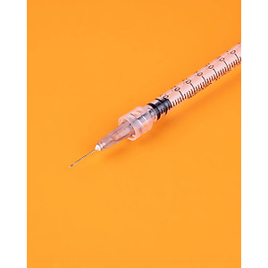 1ml Luer Lock Tool Syringe with 27G Needle - Diameter 0.4mm/0.015Inch-Long 13mm/0.5Inch (100)