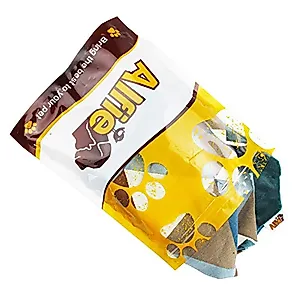 Alfie Pet - Kasey Hanging Hammock Bed for Mouse, Chinchilla, Rat, Gerbil and Dwarf Hamster - Color: Brown Teal, Size: Medium