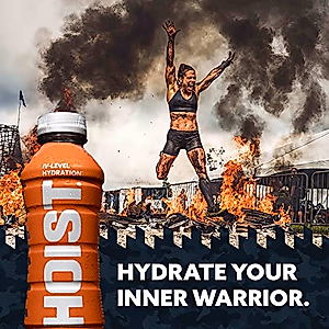 HOIST Premium Military Hydration Electrolyte Drink, Powerful IV-Level Hydration, Clinically Proven Performance Drink, Blue Raspberry, 16 Fl Oz (Pack of 12)