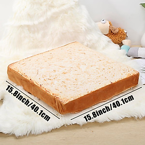 Gefryco Cat Beds for Indoor Cats, Pet Mats Cushion for Cat and Small Dogs Creative Toast Bread Slice Mattress (Sponge Core)