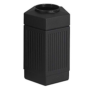 Safco Canmeleon Garbage Can for Indoor and Outdoor Use, Durable & Weather-Resistant Trash Receptacle, 30 Gallons