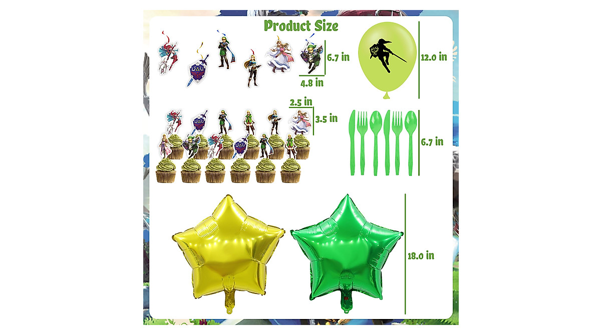 Legend Birthday Party Decorations, Legend Party Supplies Set Include ...