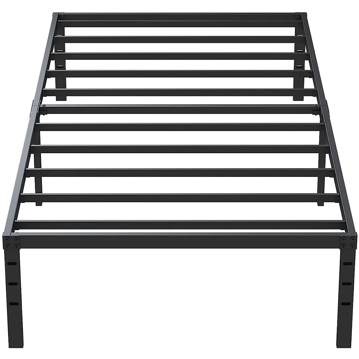 Maenizi Twin XL Bed Frames No Box Spring Needed, 14 Inch Heavy Duty Metal Twin XL Platform Bed Frame Support Up to 2500 lbs, Easy Assembly, Noise Free, Black