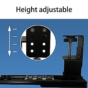 BBAUER Keyboard Tray, Under Desk Keyboard Tray, Desk Keyboard Tray Slide Out, Ergonomic Keyboard Tray, for Home or Office
