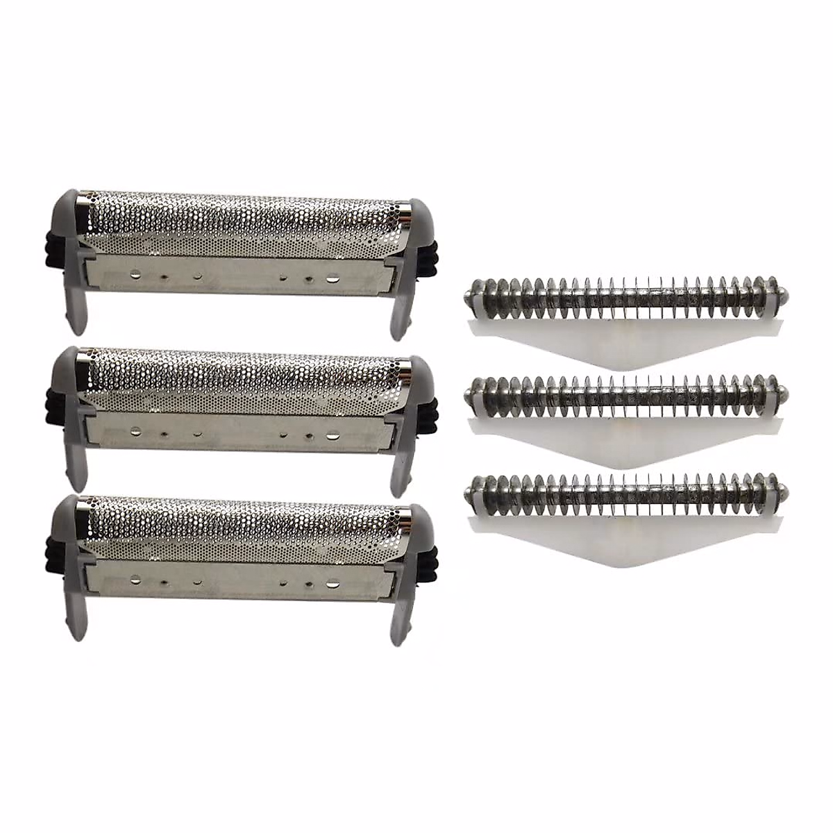 Foil and Cutter Set Compatible with Remington MicroScreen 3 TCT MS3-2000, MS3-2700, MS3-3000, MS3-3500, MS3-3700, MS3-4000