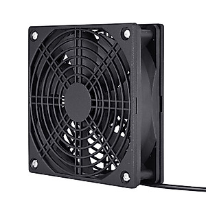 Aumotop Solar Panel Fans Kit, 3W DC 12V Solar Panel Powered Dual Fan Waterproof Outdoor Solar Exhaust Ventilation Fan for Chicken Coops, Shed, Dog House, Greenhouse