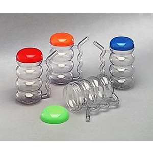 Arrow Plastic 14 oz. Sip A Mug - Clear (Cap Color May Vary) (Pack of 3)