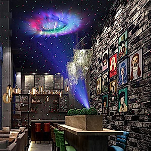 Wisely Christmas Projector Laser Lights, Led Waterproof Christmas Laser Lights Landscape Spotlight Red and Green Star Show Decorative for Bedroom Outdoor Garden Patio Wall Holiday Party