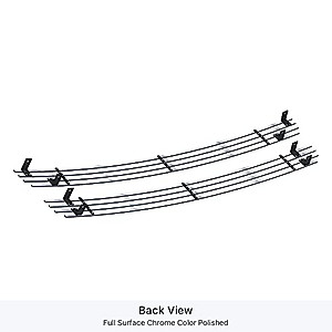 APS Compatible with Chevy Silverado 1500 1999-2002 & 00-06 Suburban Tahoe Main Upper Stainless Steel Chrome Billet Grille Grill Insert C85068A