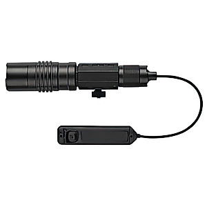 Streamlight 88090 ProTac Rail-Mount HL-X USB 1000-Lumen Rechargeable Multi-Fuel Weapon Light with Integrated Red Aiming Beam, Remote Switch, Tail Switch, and Clips, Black