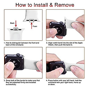 Cute Corgis Watch Bands Compatible with Apple Watch 38mm 40mm, Adjustable Kawaii Corgi Dogs Pattern Wristbands Soft Silicone Replacement Strap for iWatch Series 7 6 5 4 3 2 1 SE