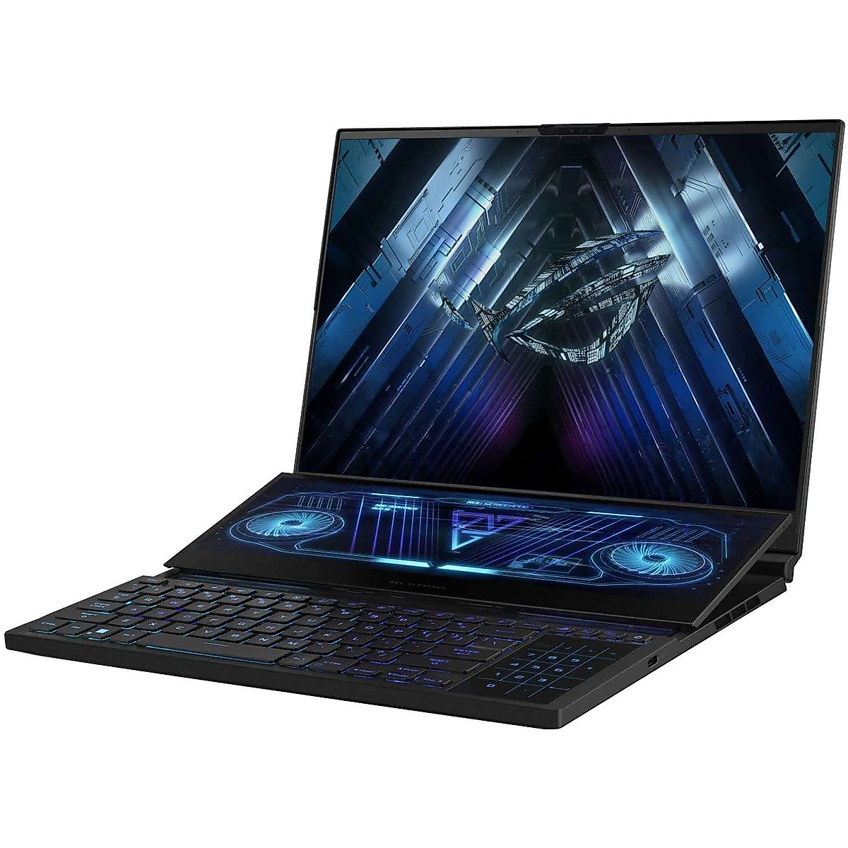 XOTICPC 2023 ASUS ROG Zephyrus Duo 16 GX650PZ Gaming Laptop (AMD Ryzen 9 7945HX, 64GB RAM, 1TB NVMe SSD, RTX 4080 12GB, 16" QHD+ 240Hz 3ms, Win 11 Pro) Gamer Notebook Computer