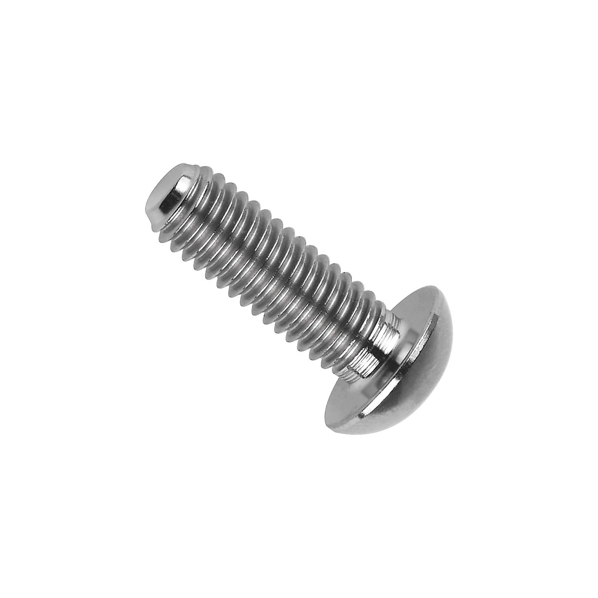 Wanyifa Titanium Ti Water Bottle Cage M5x8 10 12 15mm Bolt Button Head Allen Key Screws Pack of 10 (Silver, M5x15mm)