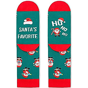 HAPPYPOP Funny Christmas Socks For Men Boys Holiday Socks Gingerbread Socks Gingerbread Gifts Stocking Stuffers For Teen Boys Secret Santa Gifts Christmas Gifts
