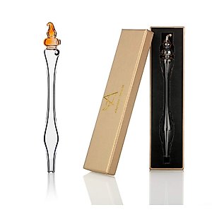Glass Whiskey Water Dropper with a Pot Still Top, Hand Made in Scotland - Glass Whisky Water Pipette for Scotch, Whiskey, Bourbon and Rye - Whiskey Gift, Whiskey Bar Accessories by Angels' Share Glass