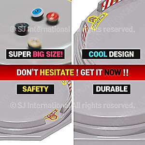 TOYMECA Decagon Battling Tops Stadium Large Size 25" Big Arena for 4~6 Kids