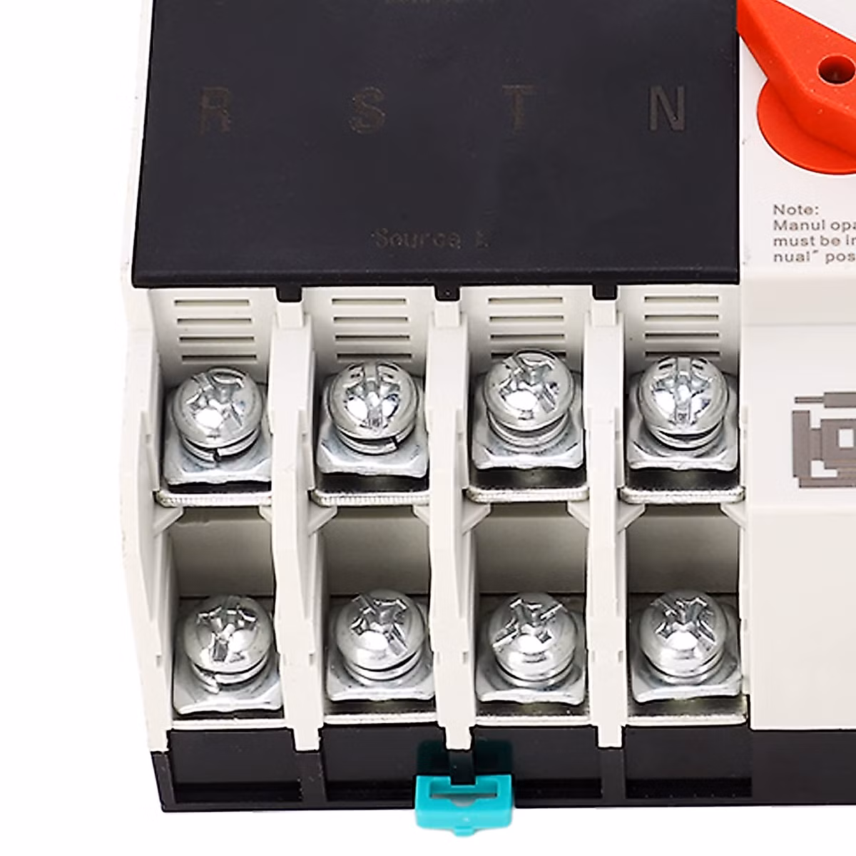 Dual Power Automatic Transfer Switch, NLQ3 125 4P 100A 110V Mini ATS Electrical Selector Switches Din Rail Mounted Dual Power Switch Generator Changeover Switch for Emergency Power