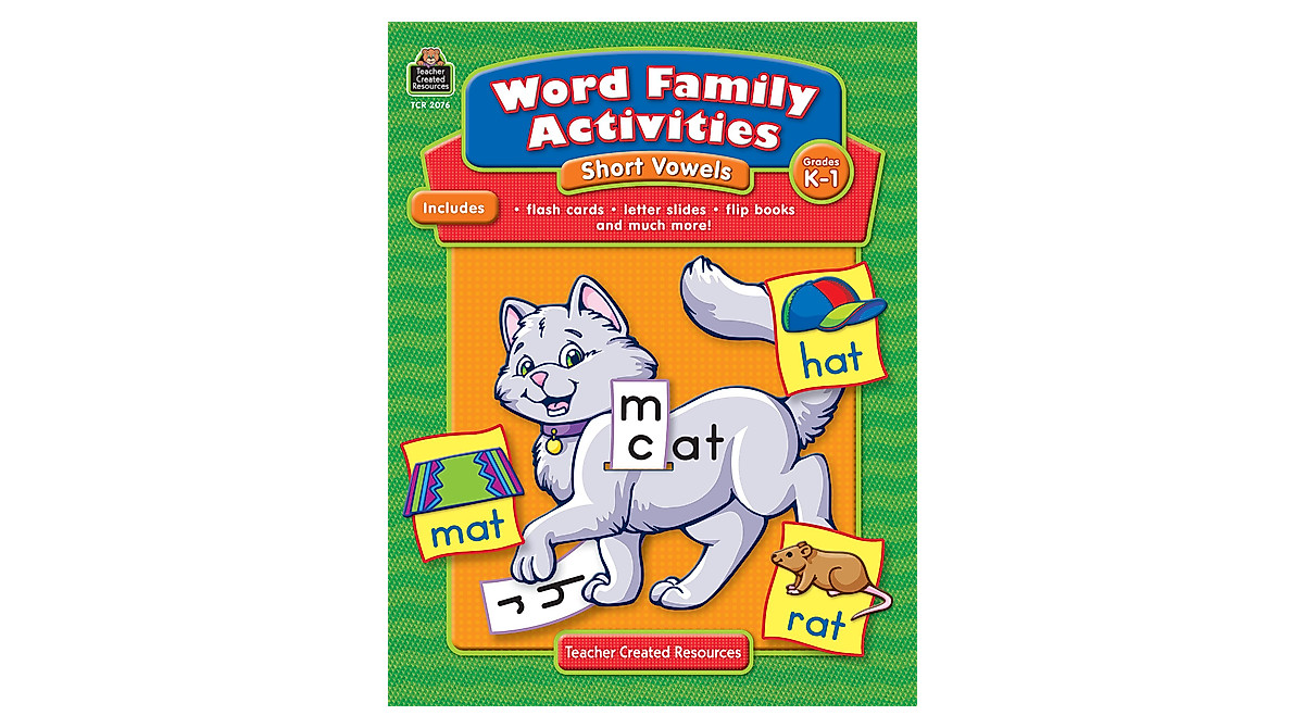 Word Family Activities for Short Vowels in Kindergarten & 1st Grade