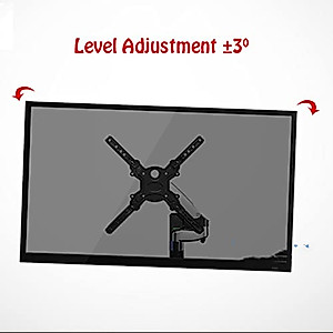 sgzyl Spring Dual Arm 40-50" 8-16kg Full Motion Monitor Wall Bracket LCD Tv Mount Holder Support